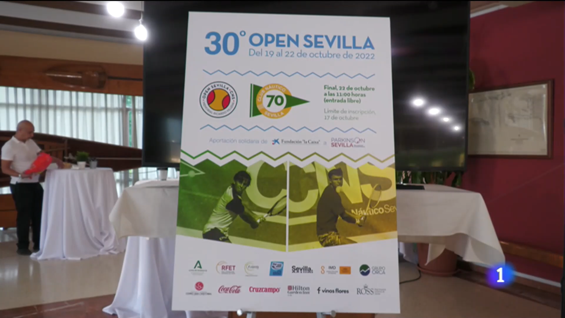 El 30º Open Sevilla de tenis Memorial Ricardo Villena, en TVE - Club Náutico Sevilla